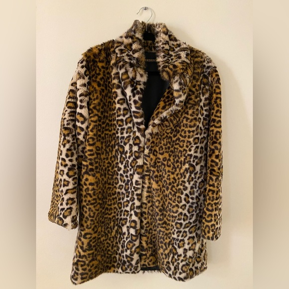 Jackets & Coats | Leopard Print Acrylic Jacket | Poshmark